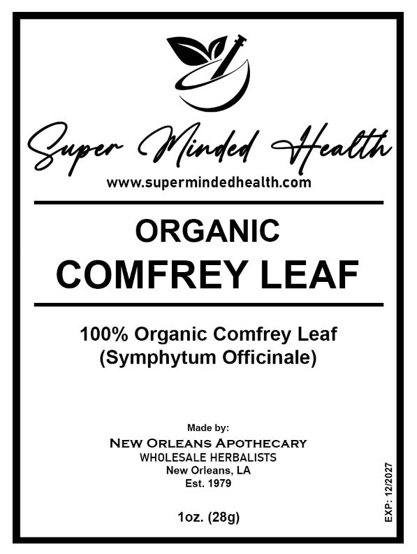 Comfrey Leaf | C/S Organic Dried Cut and Sifted | Symphytum Officinale ...